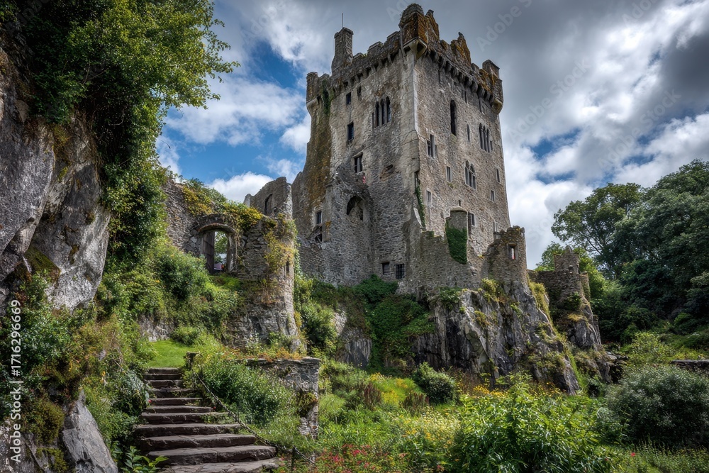 Medieval Fortress: Blarney Castle in County Cork, Ireland - An ...