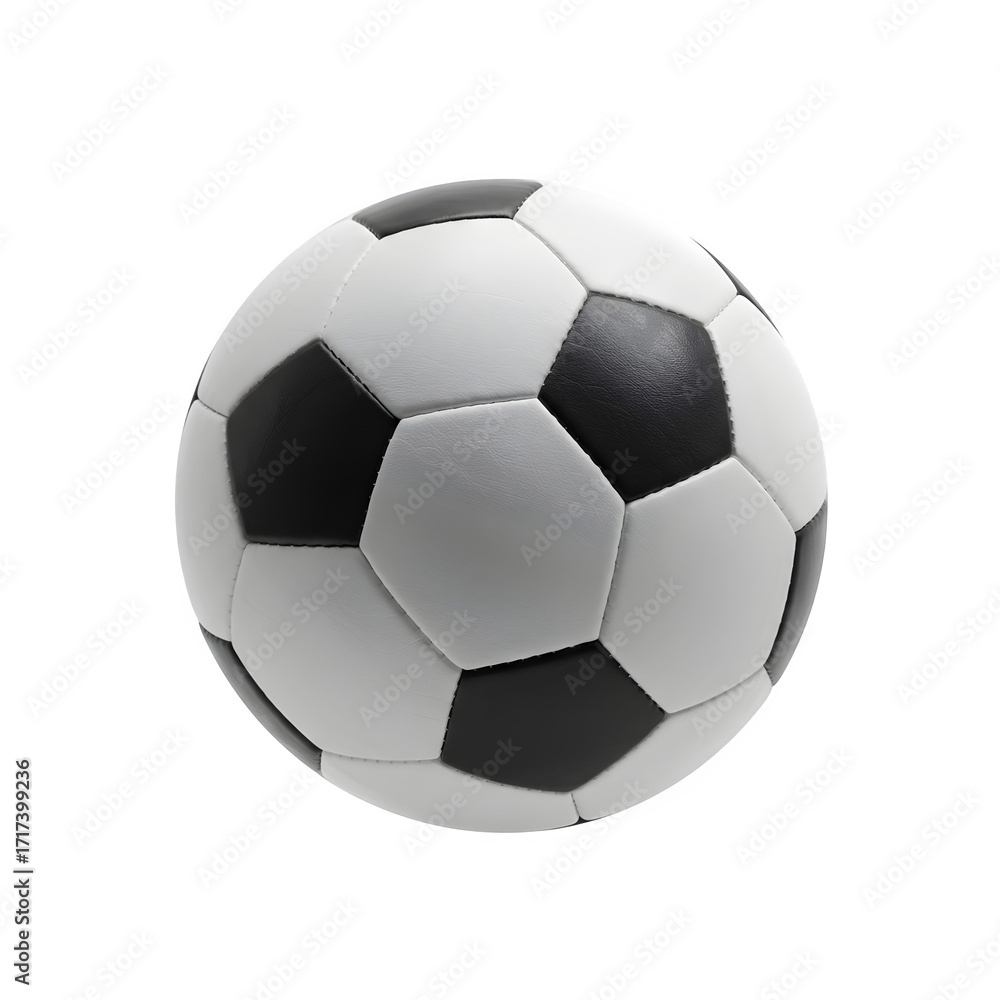 Classic soccer ball with pentagon and hexagon pattern, perfect for ...