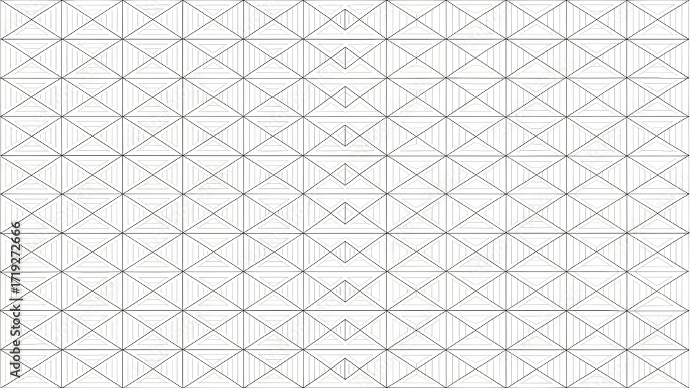 Geometric pattern featuring a white grid with square and diamond shapes ...