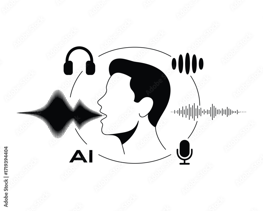 Artificial intelligence voice recognition and sound waveform technology ...