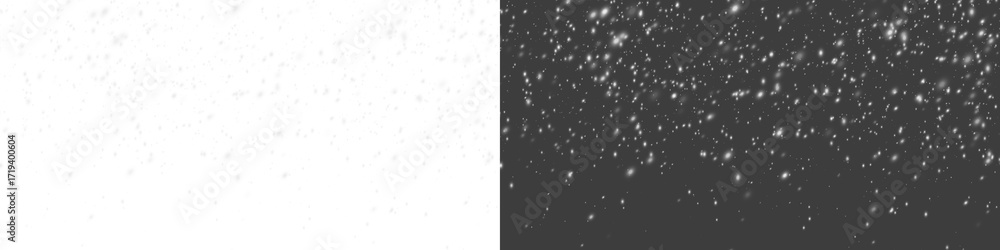 Snow snowfall falling snowflakes transparent overlay winter PNG ...