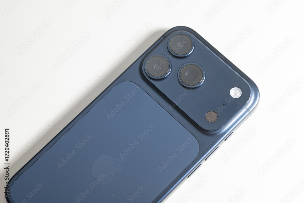 SEATTLE, USA - September 22, 2025: Close up of New iPhone 17 Pro in ...