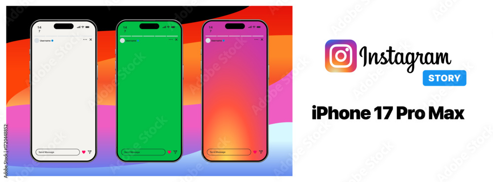 instagram mockup social media template. instagram story template ...