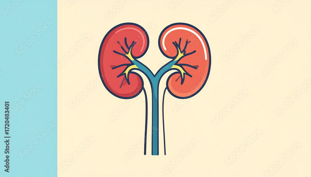 Understanding Your Kidneys A Visual Guide to Renal Anatomy Stock Illustration | Adobe Stock