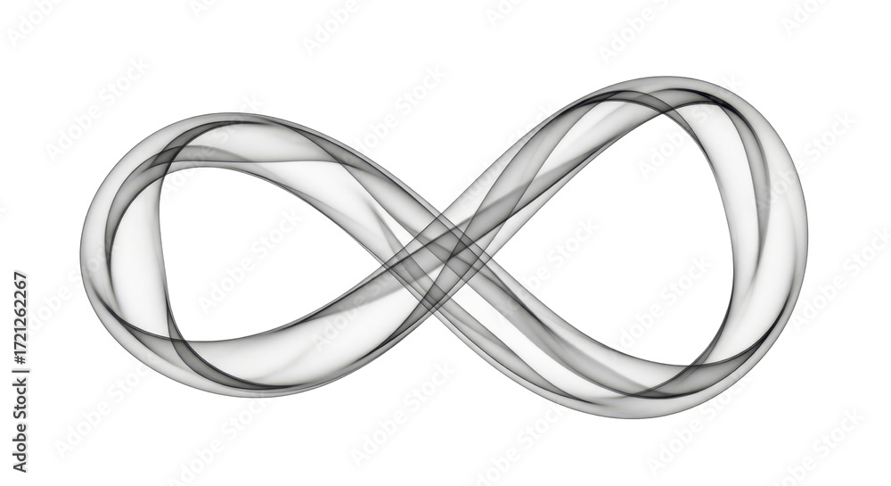 Infinity symbol abstract smoke illustration isolated PNG with ...