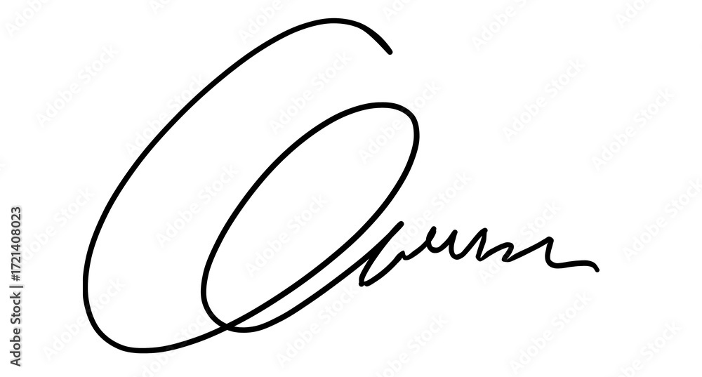 Fake autograph samples. Hand-drawn signatures, examples of documents ...