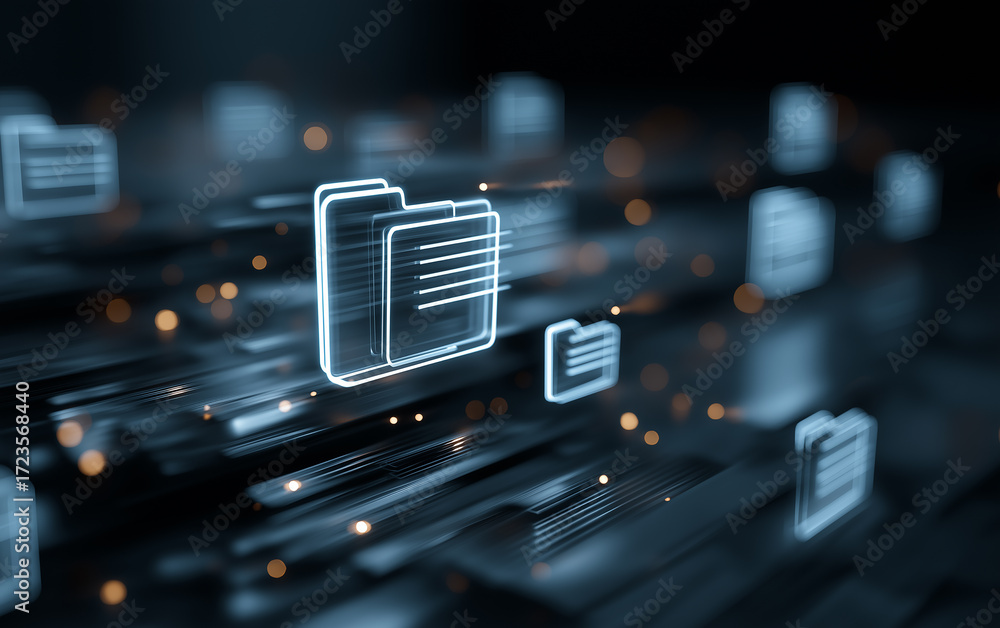 Stock-Illustration „AI, AI document, AI document understanding, AI ...