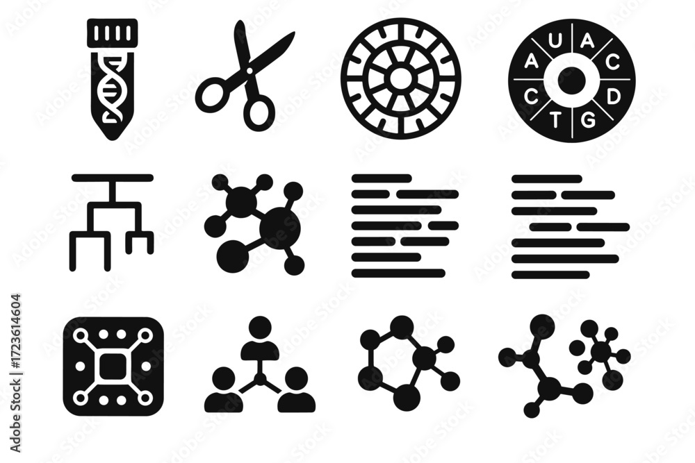 Wheel molecular graph docking icon bioinformatics set network tube ...