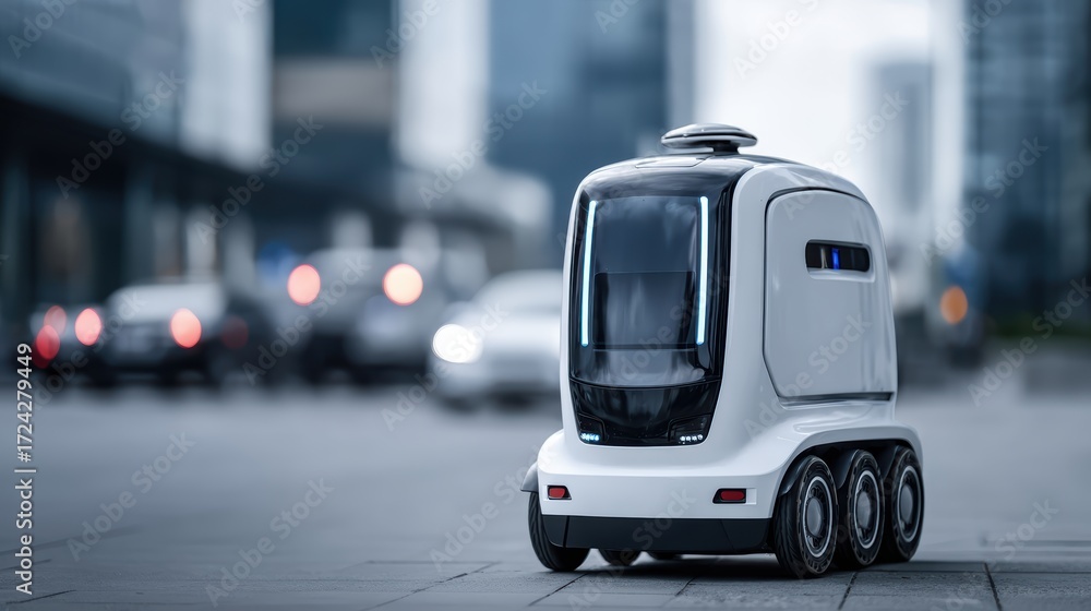 Autonomous Delivery Robot - Last Mile Logistics & Future Tech Stock ...