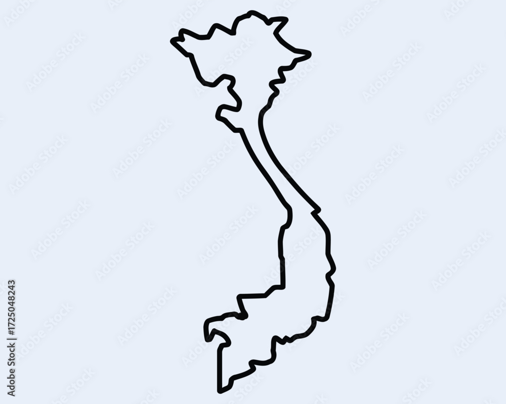 Vietnam's Distinctive Outline A Nation Defined by Its Geography, Rich ...