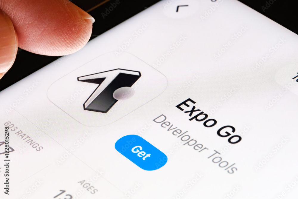 Expo Go on iPad with Apples new Liquid Glass updated app design iOS 26 ...