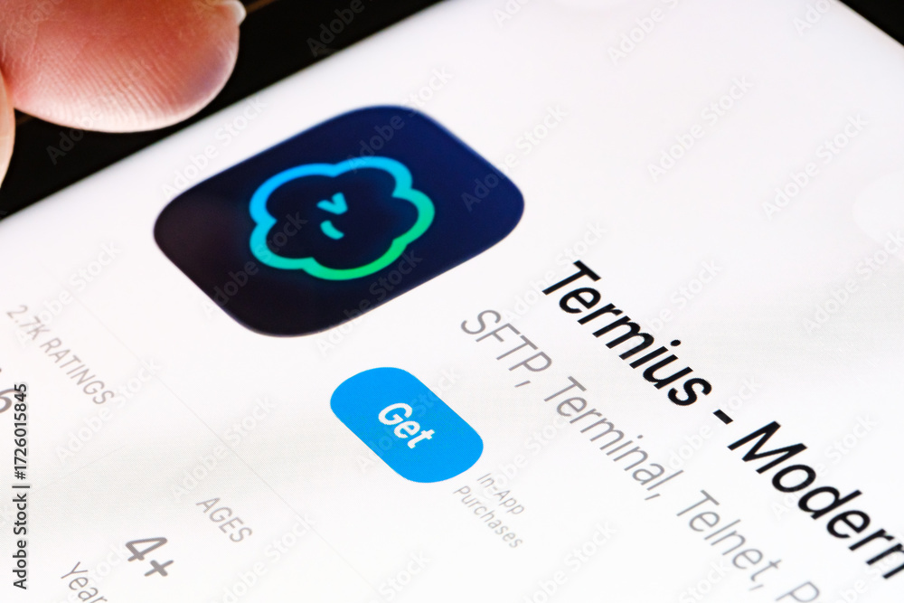 Termius SSH client on iPad with Apples new Liquid Glass updated app ...
