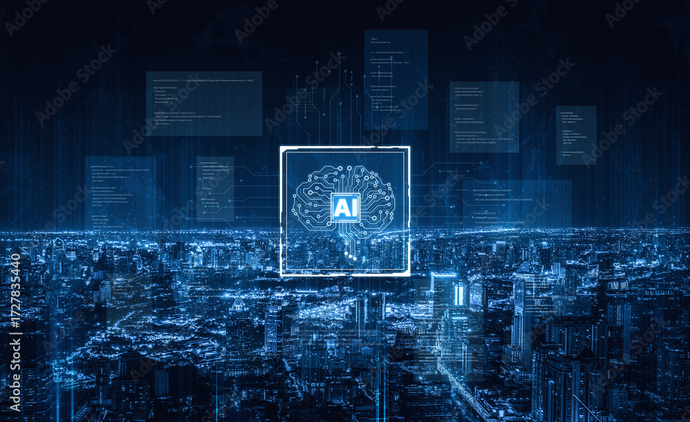 AI Assistant Brain Processor with LLM Technology, Big Data, Machine Learning, Generative AI for ...