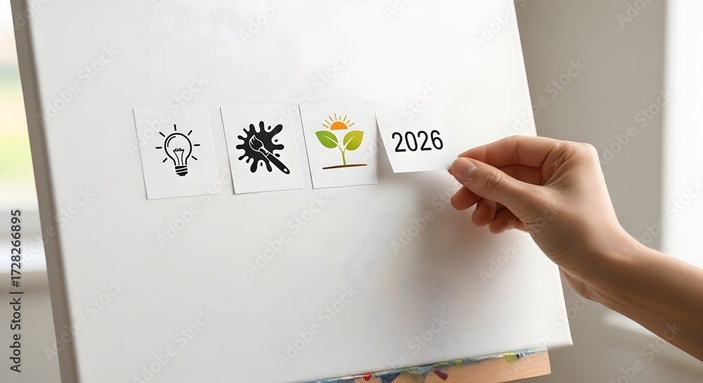 Strategic planning for the year 2026, visualizing a path from ...