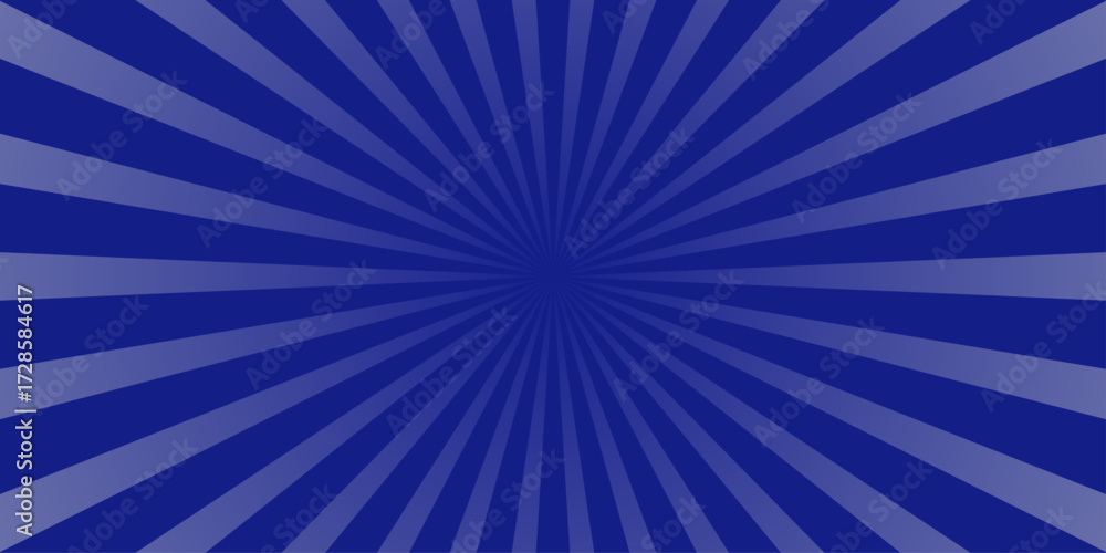 Deep blue and lighter blue radial burst background with sharp, distinct ...