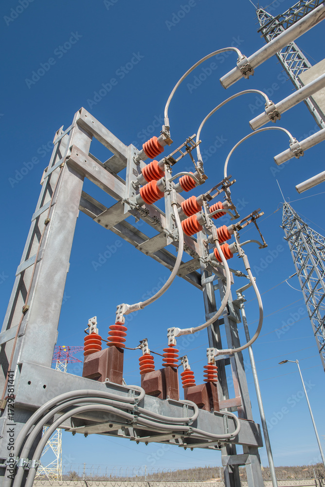 Components of an electrical power system for substations and ...