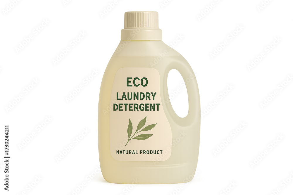 Eco laundry detergent bottle on transparent background Stock Photo ...