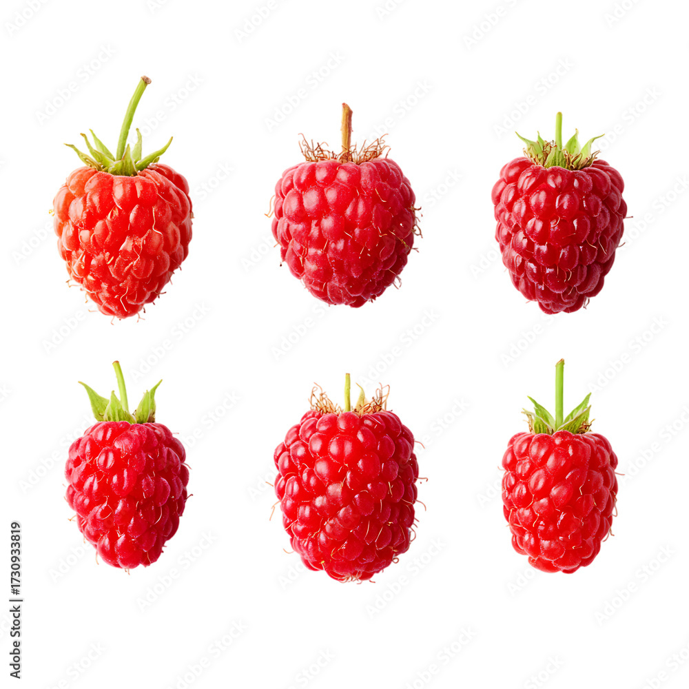 Arctic Raspberry Growth Phases – A Set of Natural Realistic Fruits ...