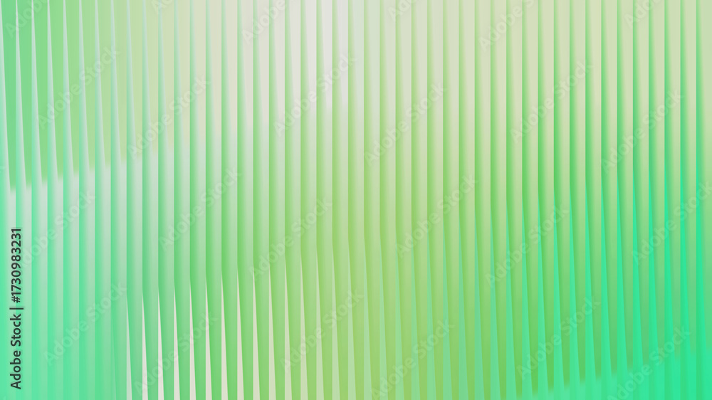 Vertical lines in green and white create a smooth and modern texture ...