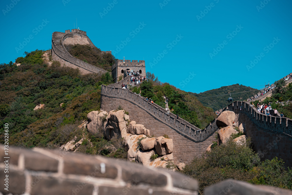 Ancient stone fortifications wind through Beijing's mountains ...