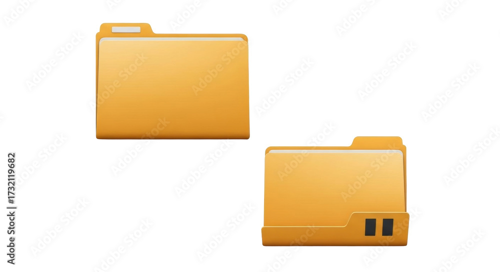 Foto de Stock Isolated folder icon images for saving or storing ...