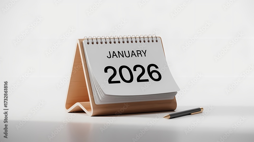 Plan your future today with a fresh calendar page for January 2026 and ...