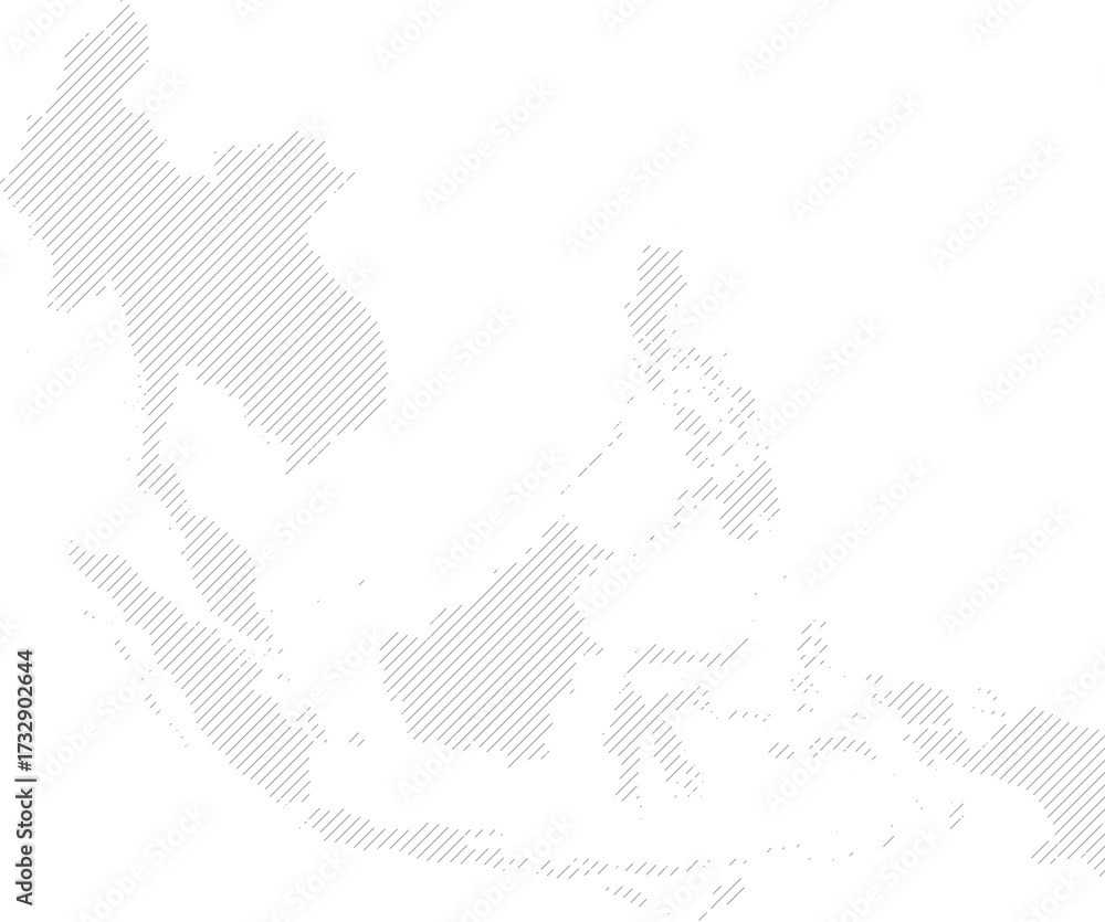 ASEAN (The Association of Southeast Asian Nations) vector map with ...
