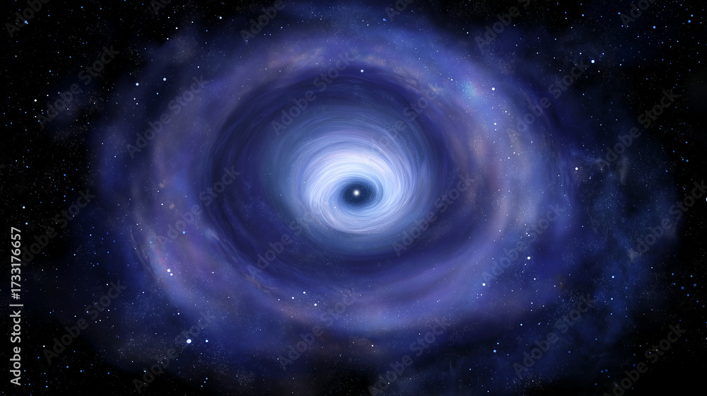 inflection. A dark matter vortex warping the fabric of spacetime, with ...
