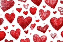 Heart Pattern Scrapbook Background Free Stock Photo - Public Domain ...