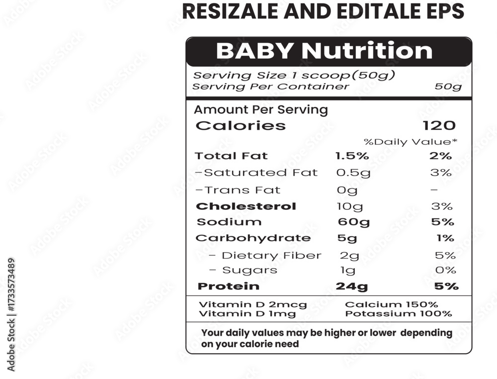 nutrition facts, nutrition facts label, nutrition list, package ...