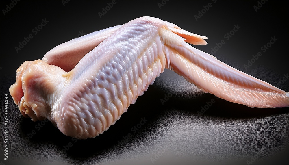 Uncooked Chicken Wing A Versatile Poultry Piece Awaits Its ...