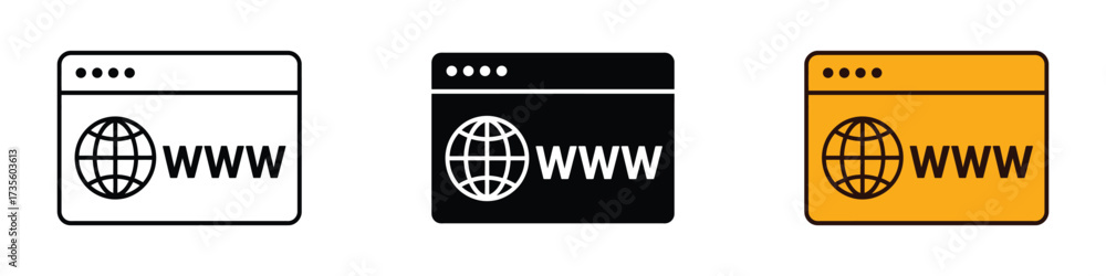 Domains icon vector. a Fresh Modern Look and Enhanced User Experience ...
