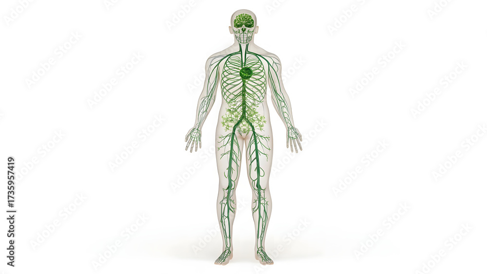 Full-Body 3D Rendering of the Human Lymphatic System and Immune Network ...