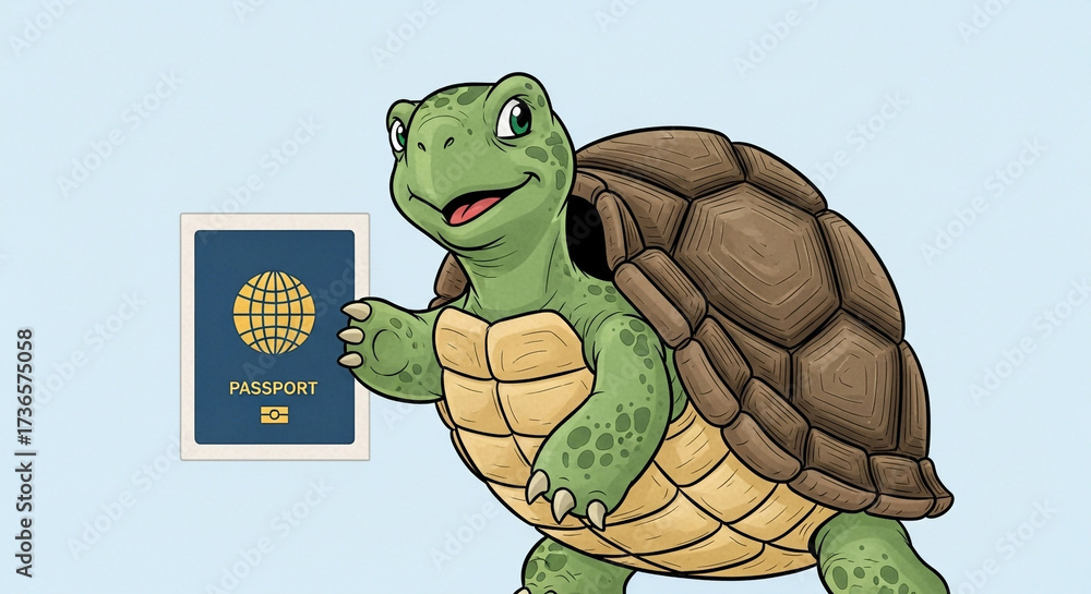 Exciting Picture Of A Turtle Cartoon Photos