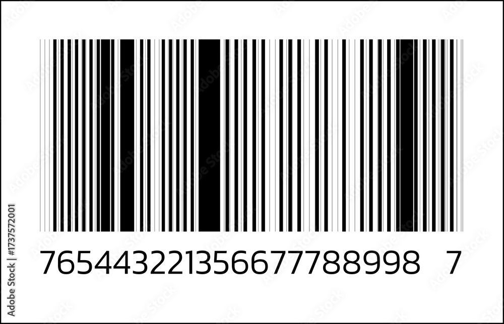 Barcode isolated. Code stripes sticker, Barcode labels. Simple fake bar ...