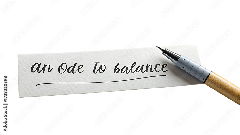 pen and paperPen and paper an ode to balance cut out on PNG. Isolated ...