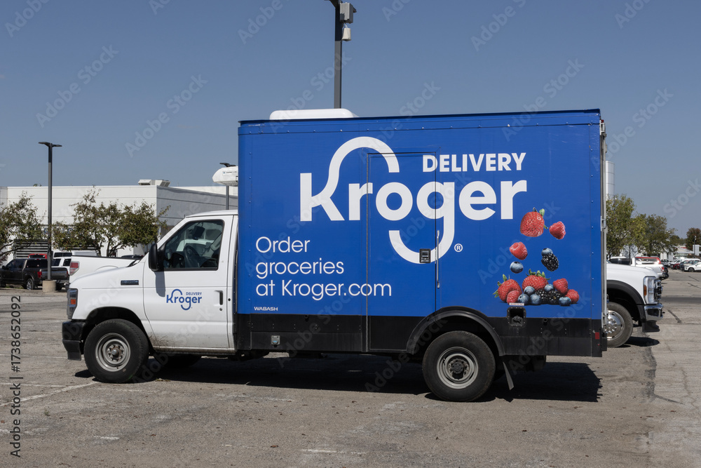 Kroger Delivery van. Kroger is one of the largest grocery store chains ...