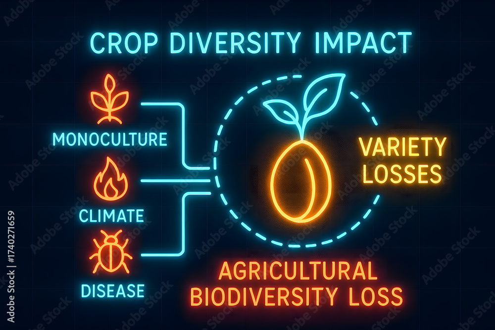Crop Diversity Threats with Genetic Erosion and Monoculture Risks for ...