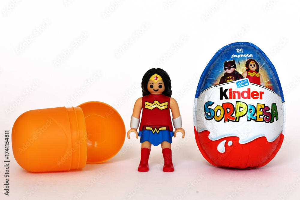 Italy – October 4, 2025: Kinder Surprise egg by Ferrero with Wonder ...
