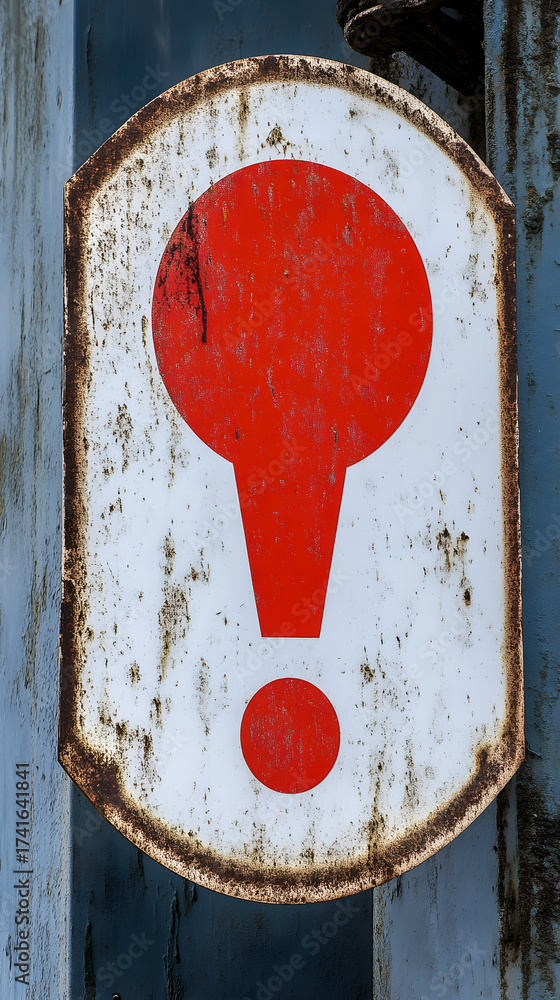 Visual Representation of Uiversal Warning: Danger Sin Intense Red ...