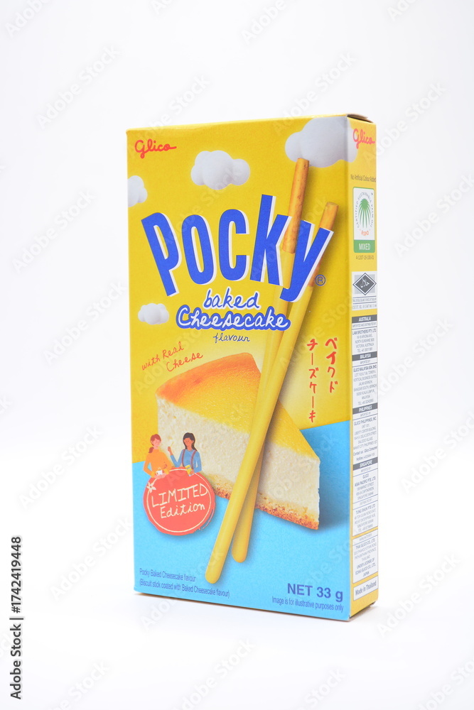 Glico pocky baked cheesecake box in Manila, Philippines Stock Photo ...