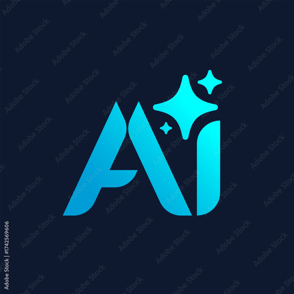 Generative AI user interface. AI star icon. Tools for generate from the ...