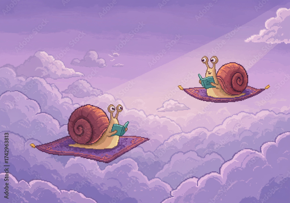 Stock-Vektorgrafik „Surreal Pixel Art Worlds — Mythical, Sci-Fi, and ...