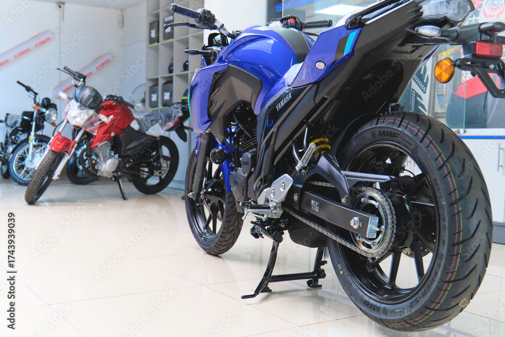 Lima peru sep 26 2025: Yamaha motorcycle dealership featuring new bikes ...
