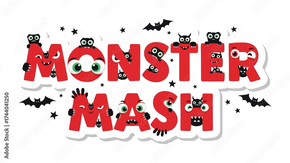 Monster Mash: A whimsical and vibrant Monster Mash illustration ...