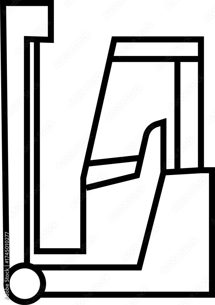 Material Handling Icons, Featuring Warehouse Equipment, Logistics ...