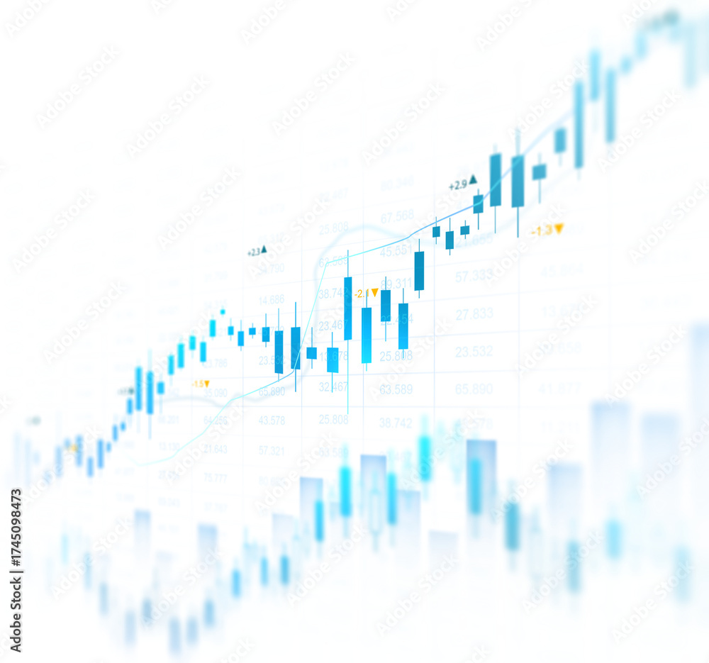 Foto de Stock Stock market investment trading graph growth Transparent ...