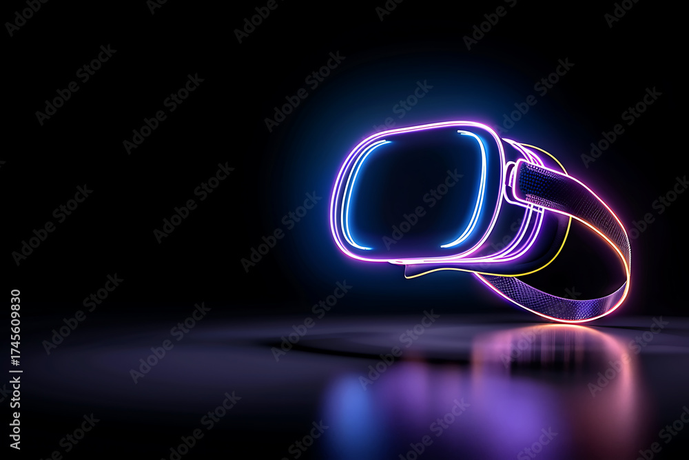 Step into immersive digital realms with stunning VR headset, experience ...