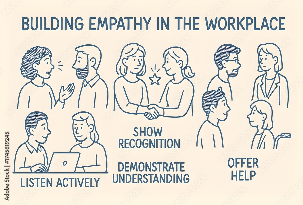 Infographic: building empathy in the workplace through active listening ...