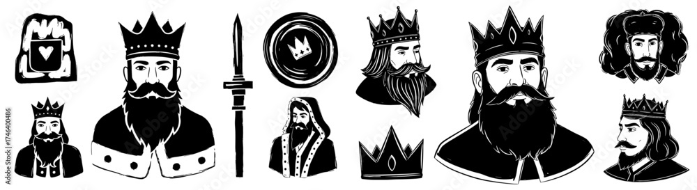 Regal Monarchs and Royal Symbols: A Collection of Medieval Kings ...